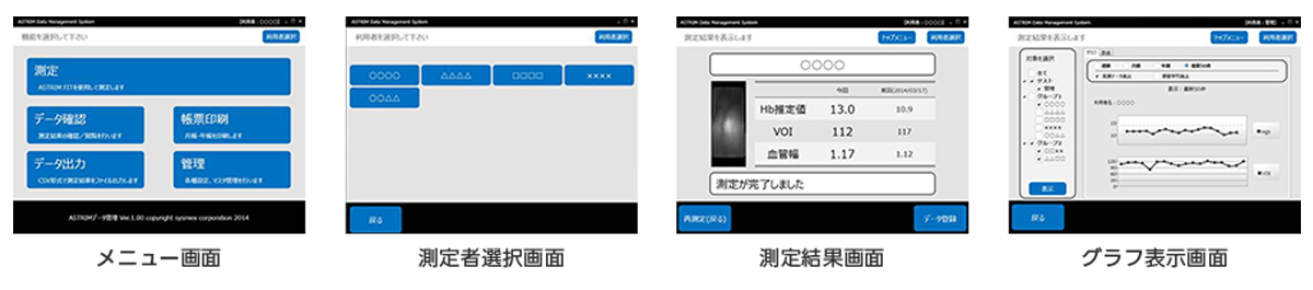 採血なしでヘモグロビン量を測定「astrim-fit」